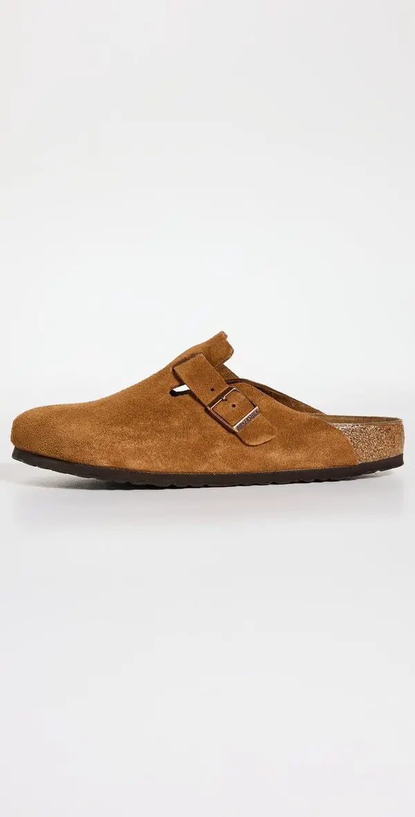 BIRKENSTOCK Boston Soft Footbed Clogs - Mink