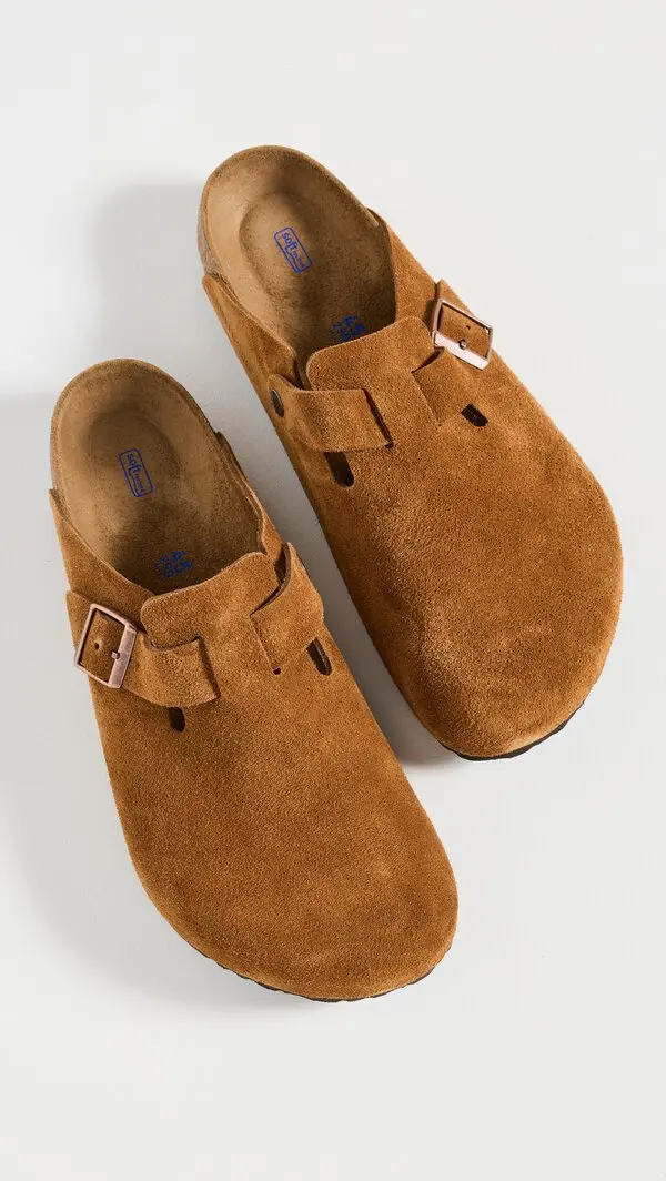 BIRKENSTOCK Boston Soft Footbed Clogs - Mink