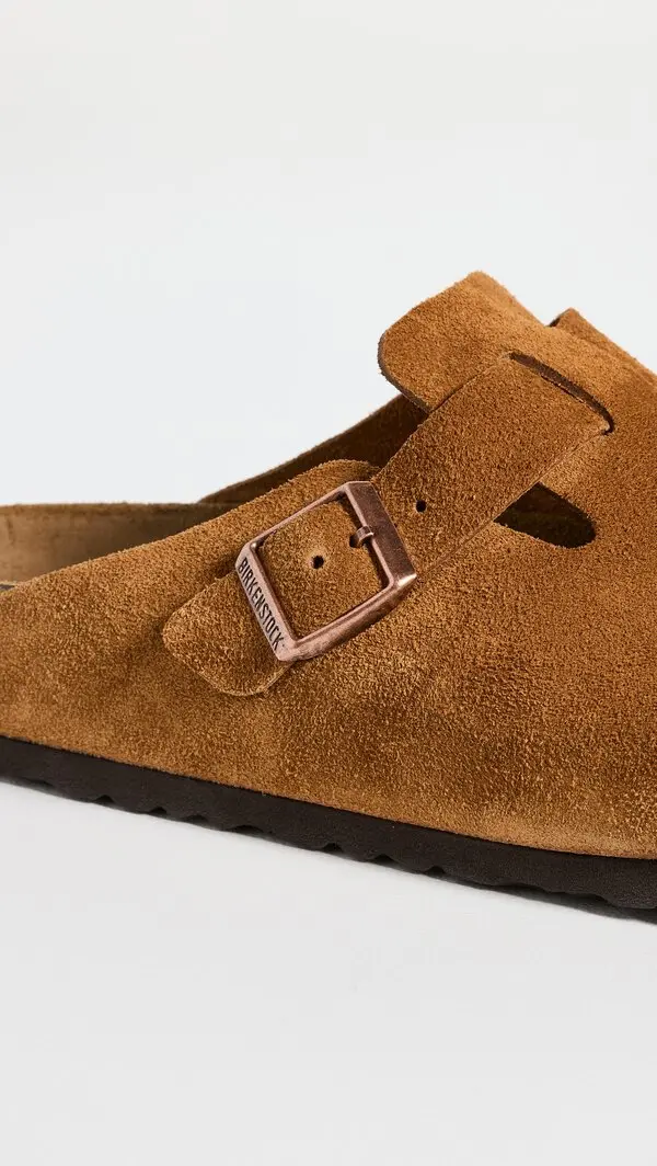 BIRKENSTOCK Boston Soft Footbed Clogs - Mink