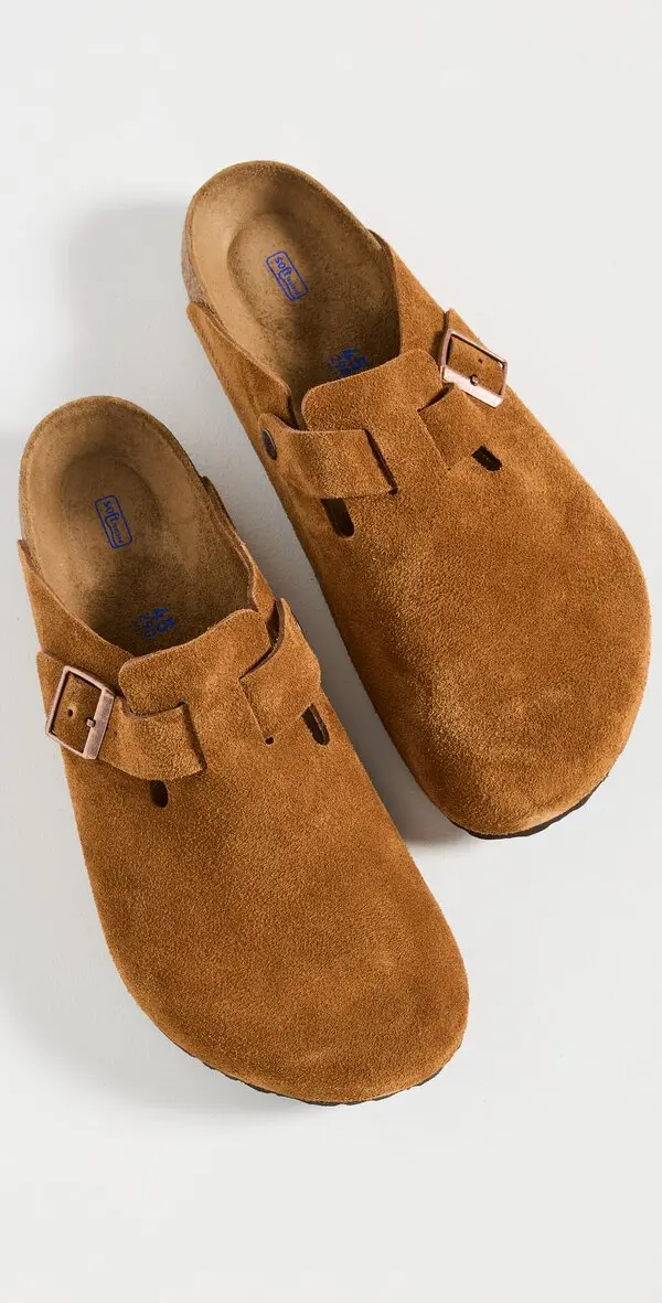 BIRKENSTOCK Boston Soft Footbed Clogs - Mink