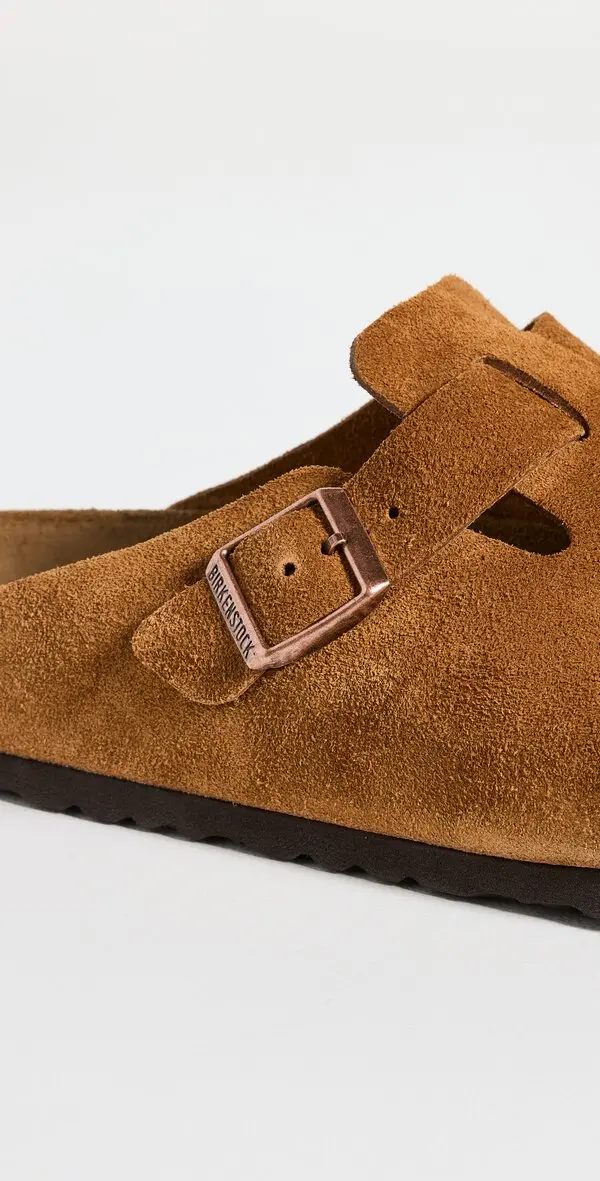 BIRKENSTOCK Boston Soft Footbed Clogs - Mink