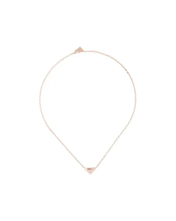 Prada Eternal Gold Necklace With Triangle Pendant - Gold/silver