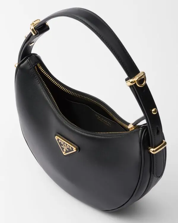 Prada Arqué Small Leather Shoulder Bag