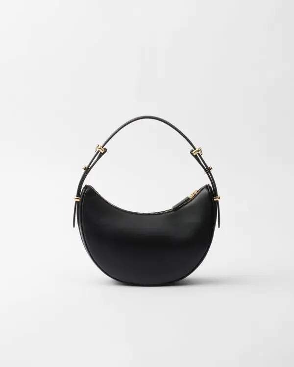 Prada Arqué Small Leather Shoulder Bag
