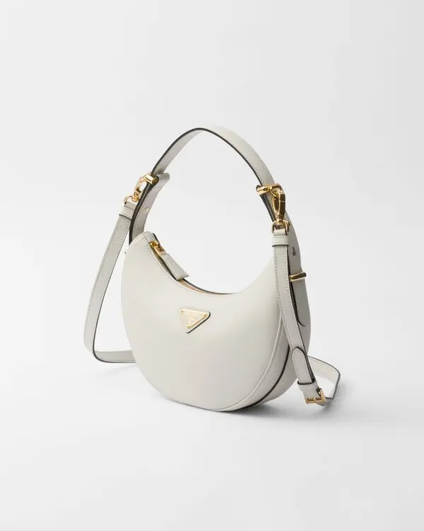 Prada Arqué Small Leather Shoulder Bag