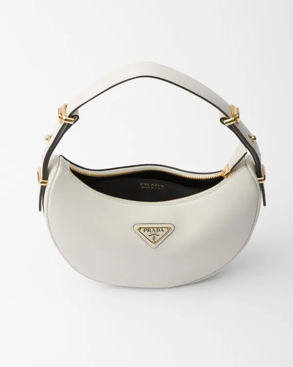 Prada Arqué Small Leather Shoulder Bag