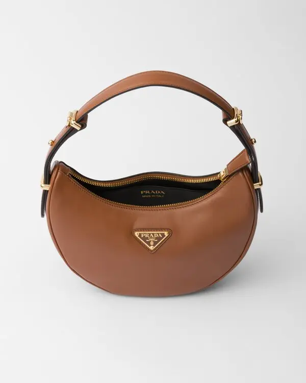 Prada Arqué Small Leather Shoulder Bag