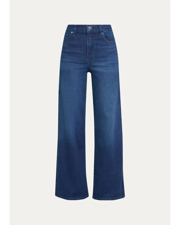 FRAME Le Slim Palazzo Jeans - Ultraviolet