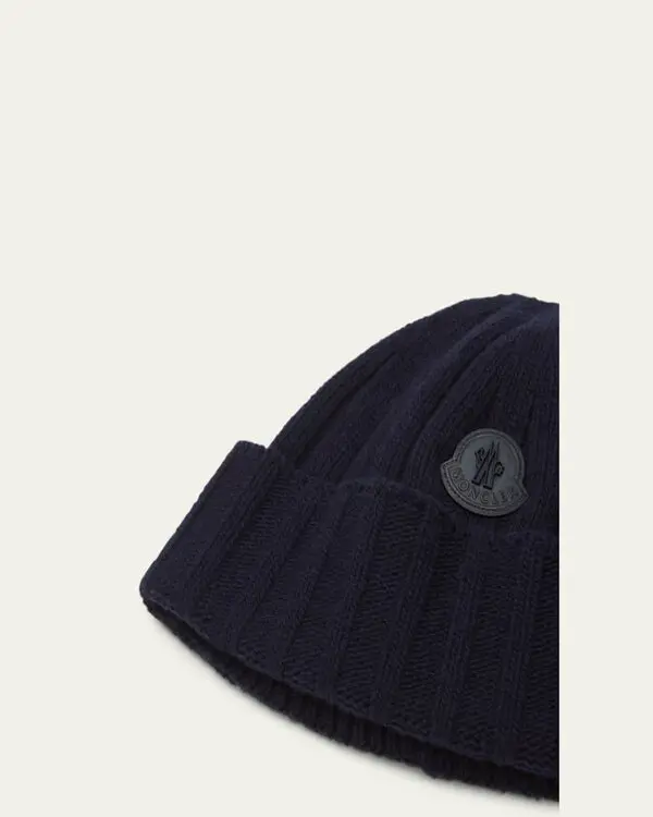 Moncler Ribbed Wool Beanie