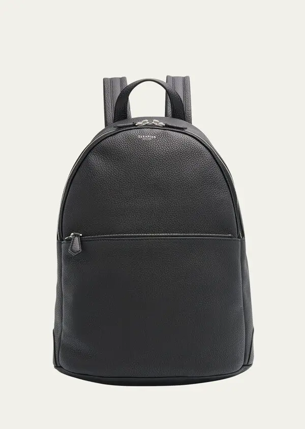 SERAPIAN Cachemire Leather Backpack