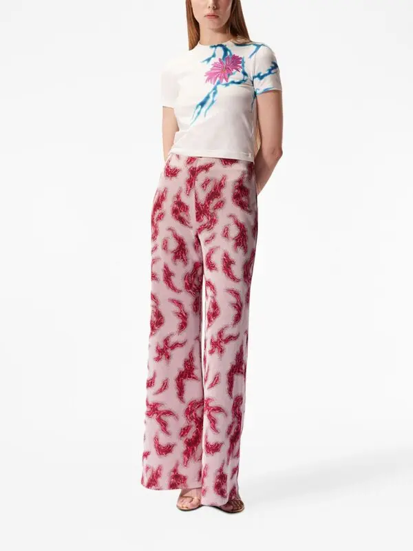 MARGHERITA MACCAPANI Graphic Cropped T-shirt