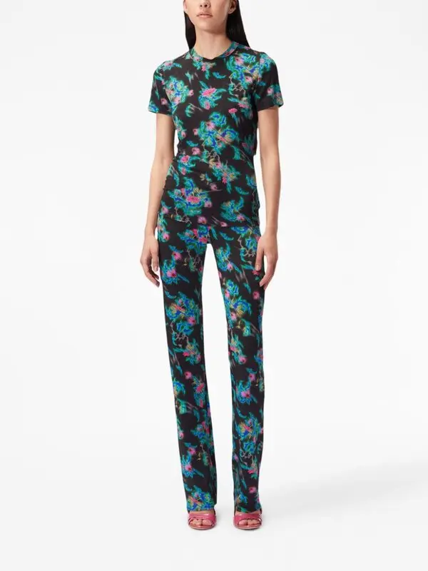 MARGHERITA MACCAPANI Abstract-print T-shirt - Black