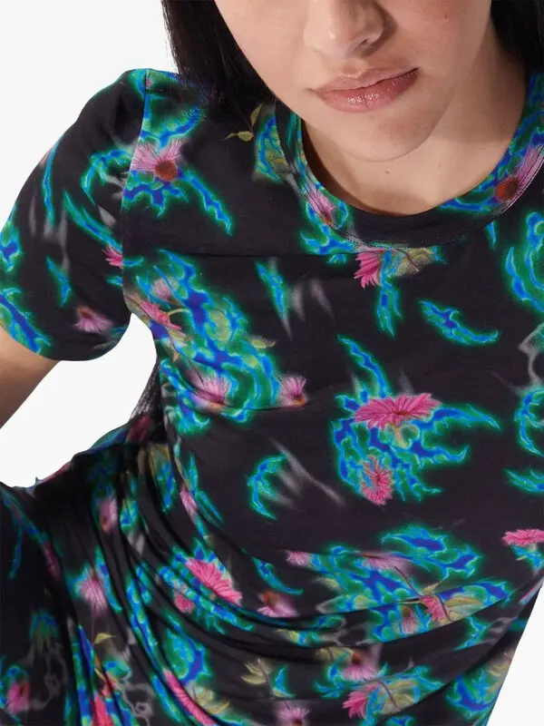 MARGHERITA MACCAPANI Abstract-print T-shirt - Black