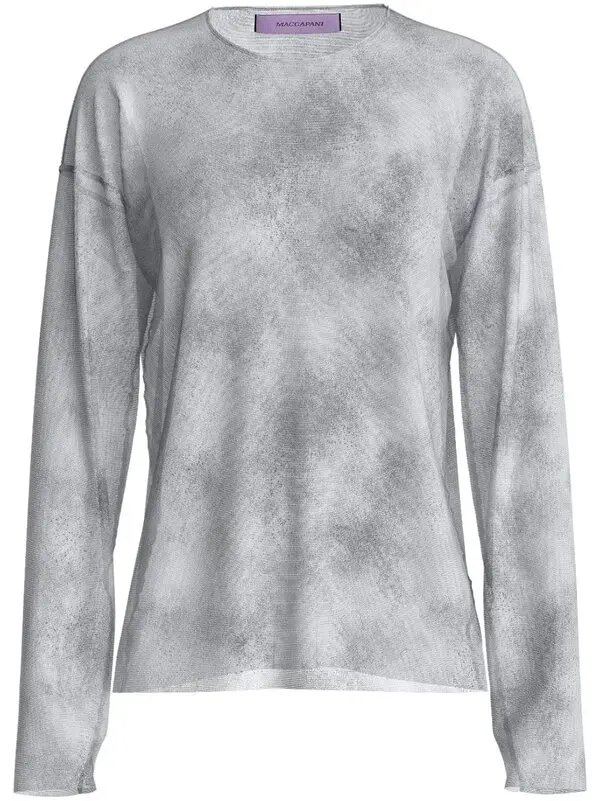 MARGHERITA MACCAPANI Spray-print T-shirt