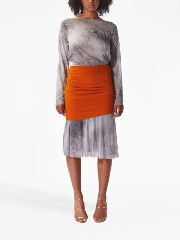 MARGHERITA MACCAPANI Spray-print T-shirt