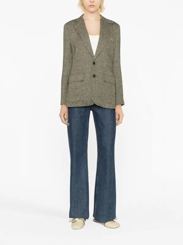 Polo Ralph Lauren Tailored Herringbone Blazer - Neutrals