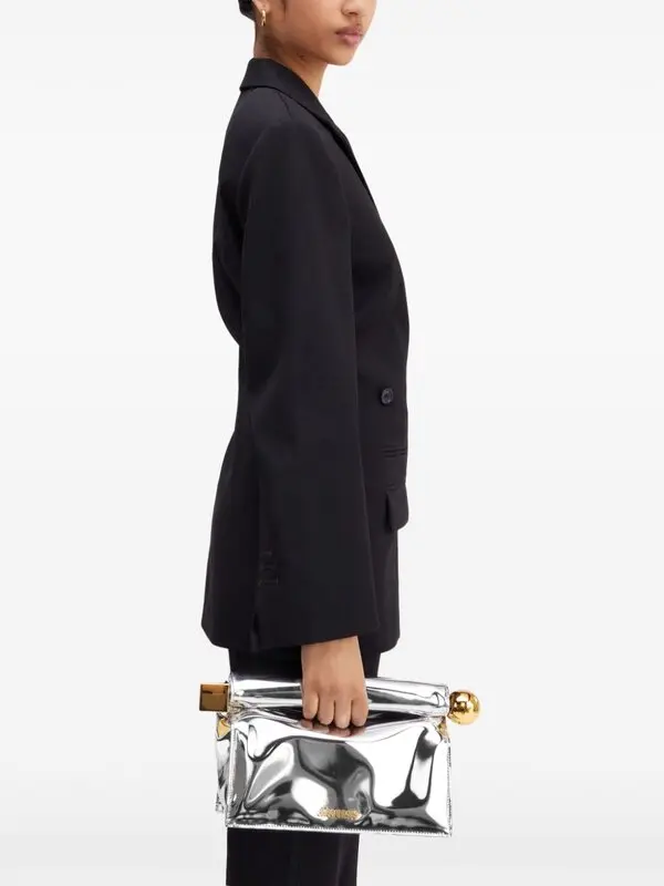 Jacquemus Rond Carré Clutch Bag - Silver