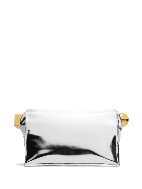 Jacquemus Rond Carré Clutch Bag - Silver