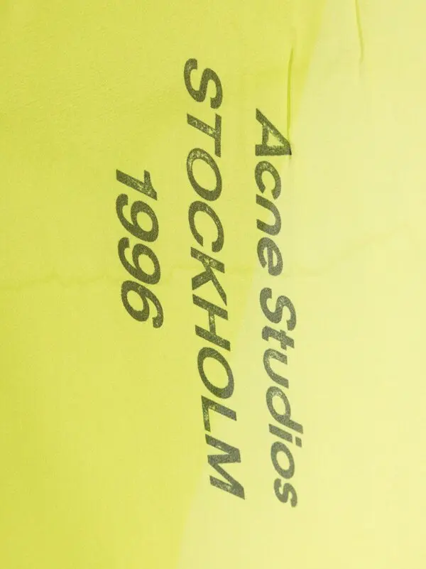 Acne Studios Logo-print Silk Scarf