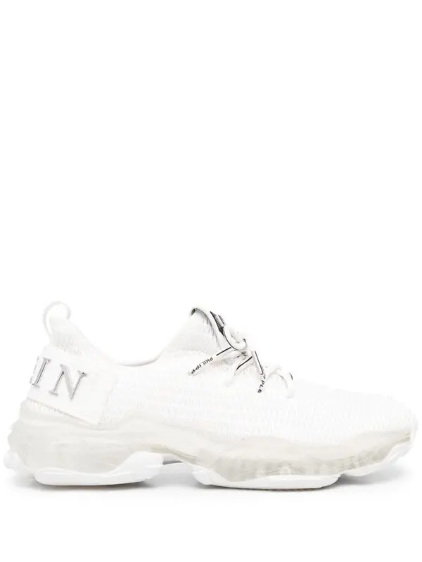 Philipp Plein Runner Hyper $hock Sneakers - White