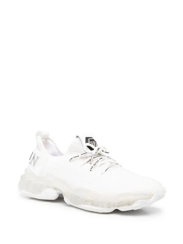 Philipp Plein Runner Hyper $hock Sneakers - White