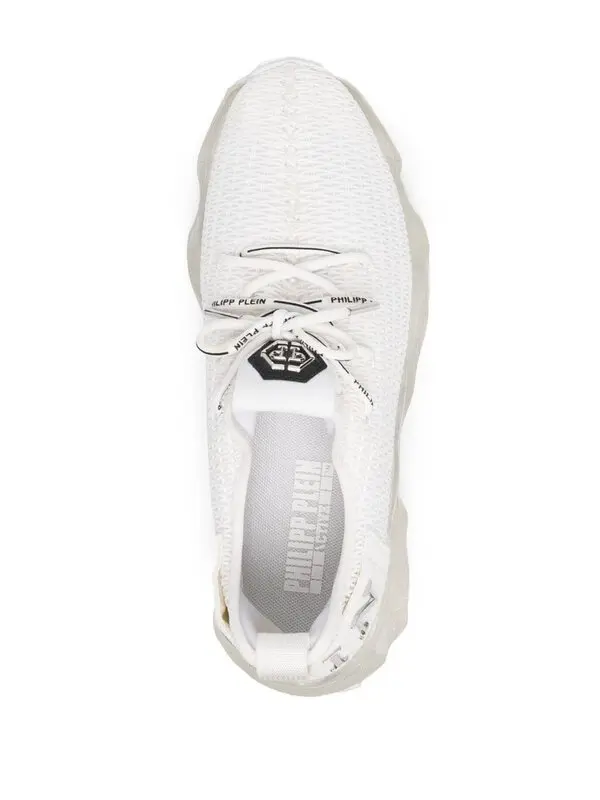 Philipp Plein Runner Hyper $hock Sneakers - White