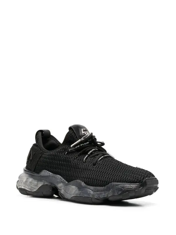 Philipp Plein Runner Hyper $hock Sneakers - Black