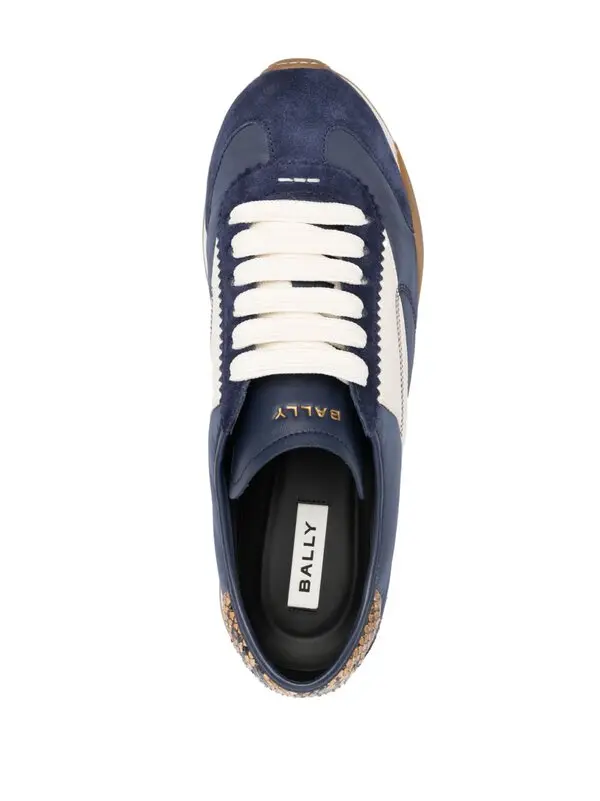 Bally Panelled Suede Sneakers