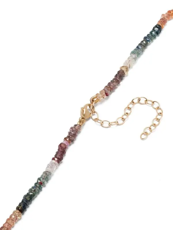 Jia Jia 14kt Yellow Arizona Sapphire And Crystal Necklace