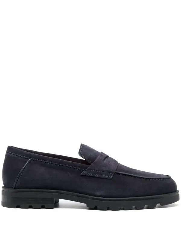 Santoni Rock Penny-slot Loafers