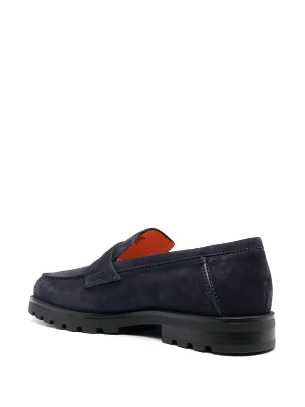 Santoni Rock Penny-slot Loafers