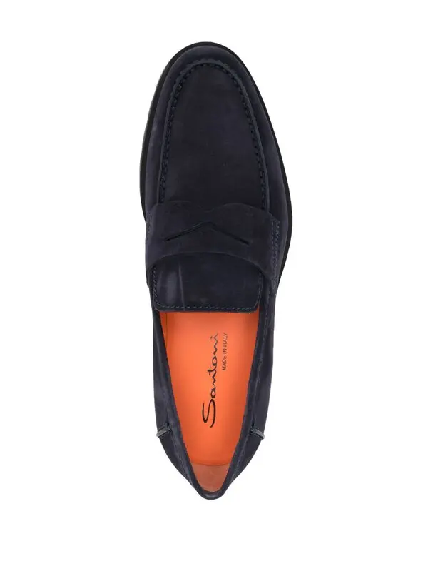 Santoni Rock Penny-slot Loafers