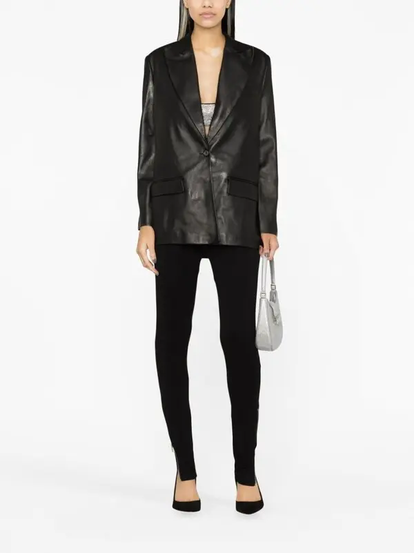 Magda Butrym Peak-lapels Sheepskin Blazer
