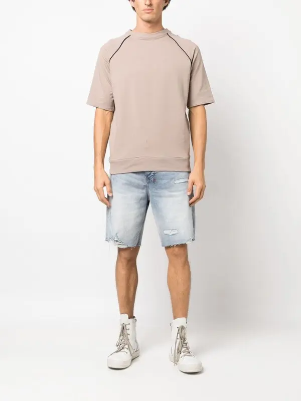 Alchemy Fashions Raglan-sleeve Cotton-blend T-shirt