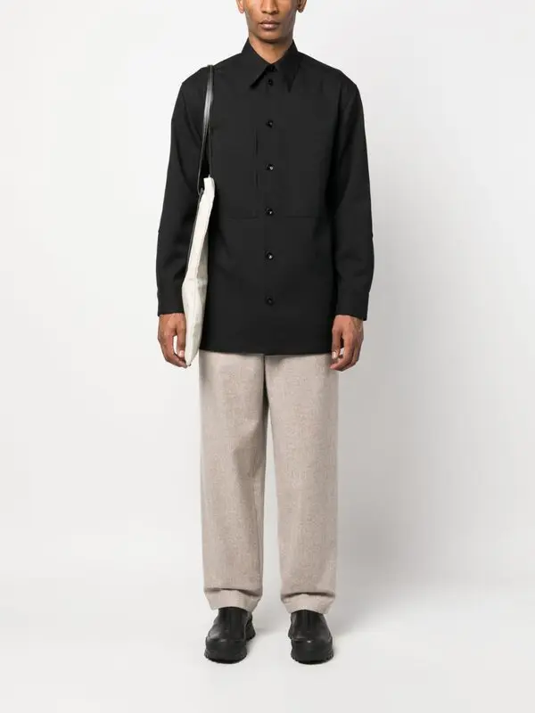 JIL SANDER Straight-leg Trousers - Neutrals