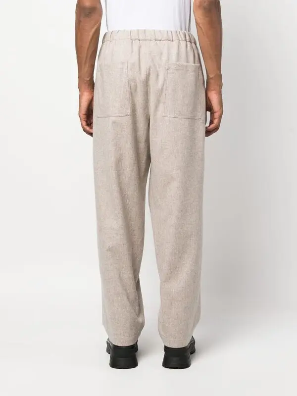 JIL SANDER Straight-leg Trousers - Neutrals
