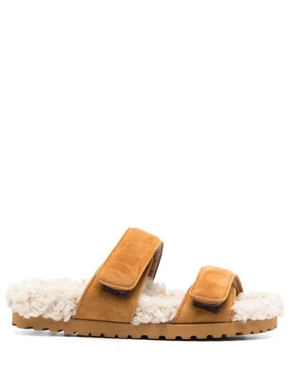 GIABORGHINI Alvine Ugh Faux-shearling Slides