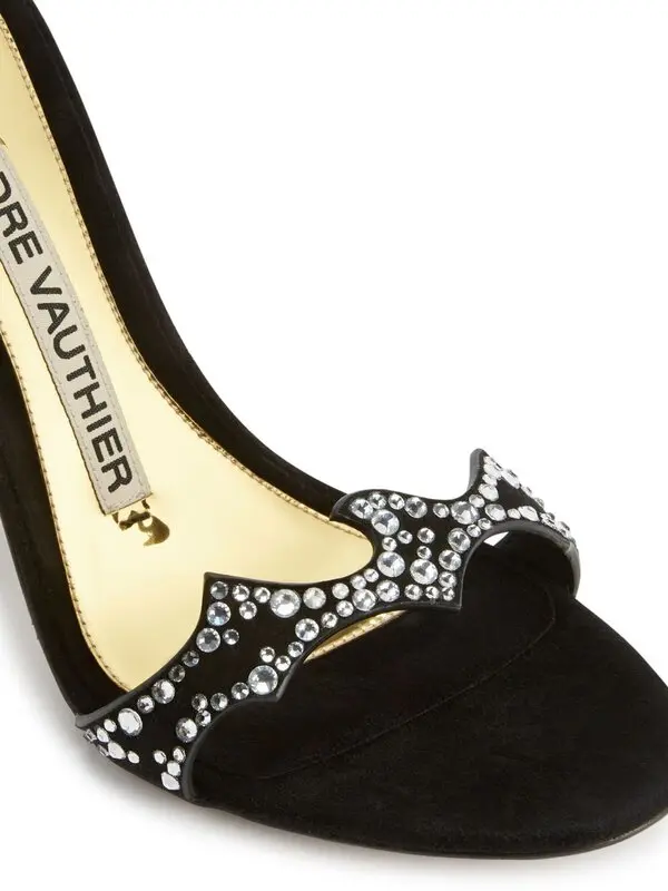 Alexandre Vauthier Betsy 105mm Crystal-embellished Sandals