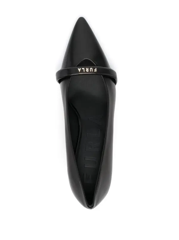 Furla Logo Plaque Pumps