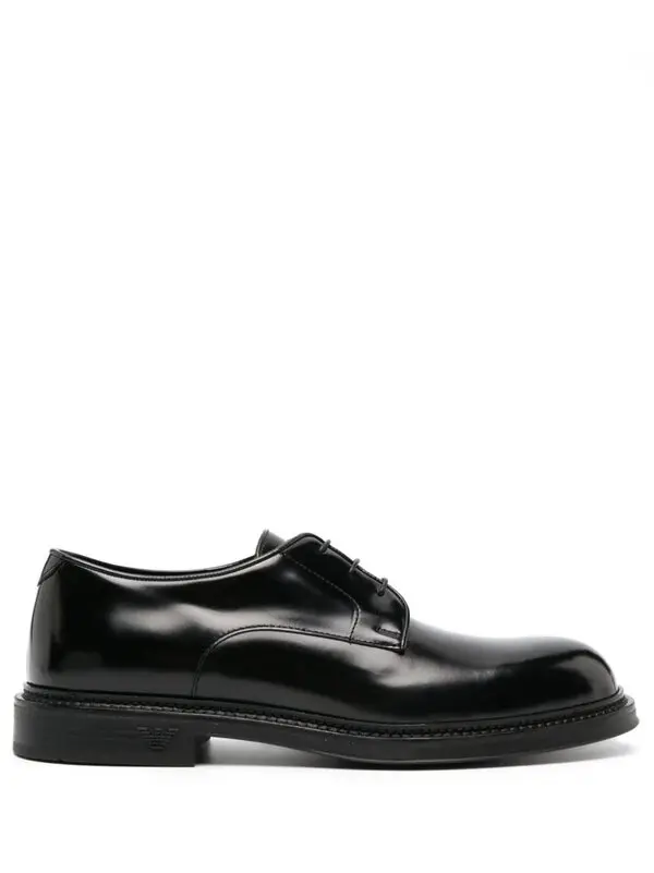 Emporio Armani Panelled Lace-up Derby Shoes