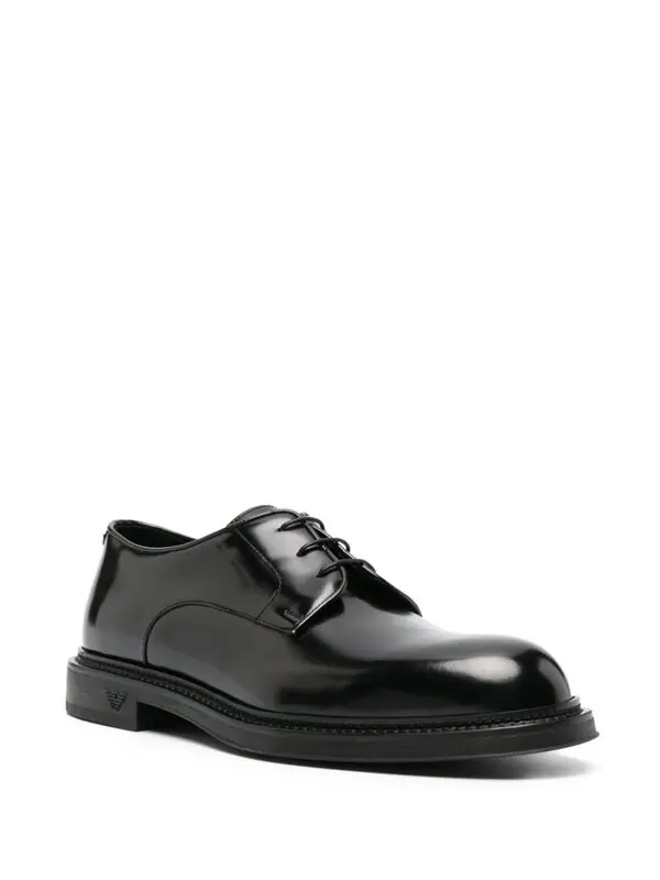 Emporio Armani Panelled Lace-up Derby Shoes