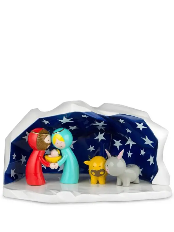 ALESSI Happy Eternity Baby Nativity Scene - Yellow