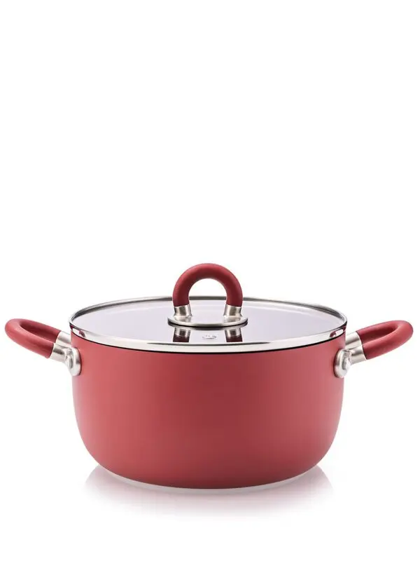 ALESSI Sten Casserole 16cm - Red