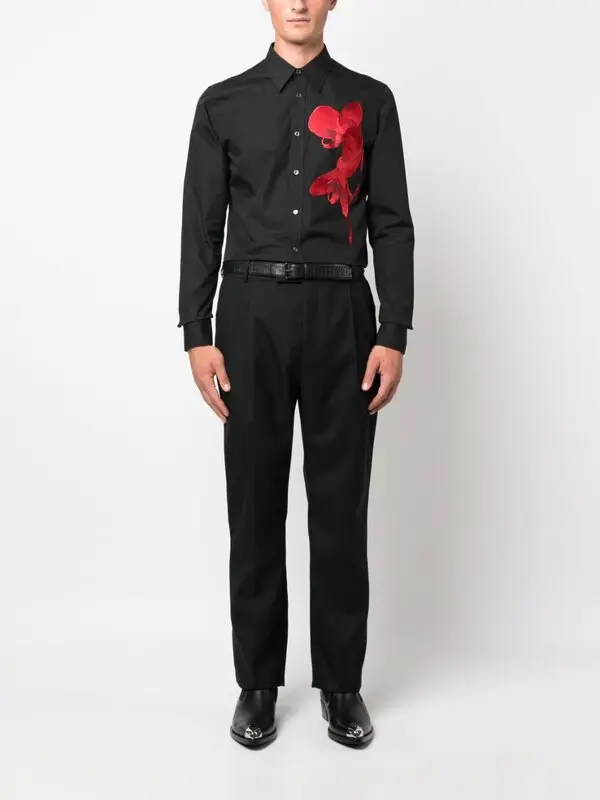 Alexander McQueen Straight-leg Wool Trousers