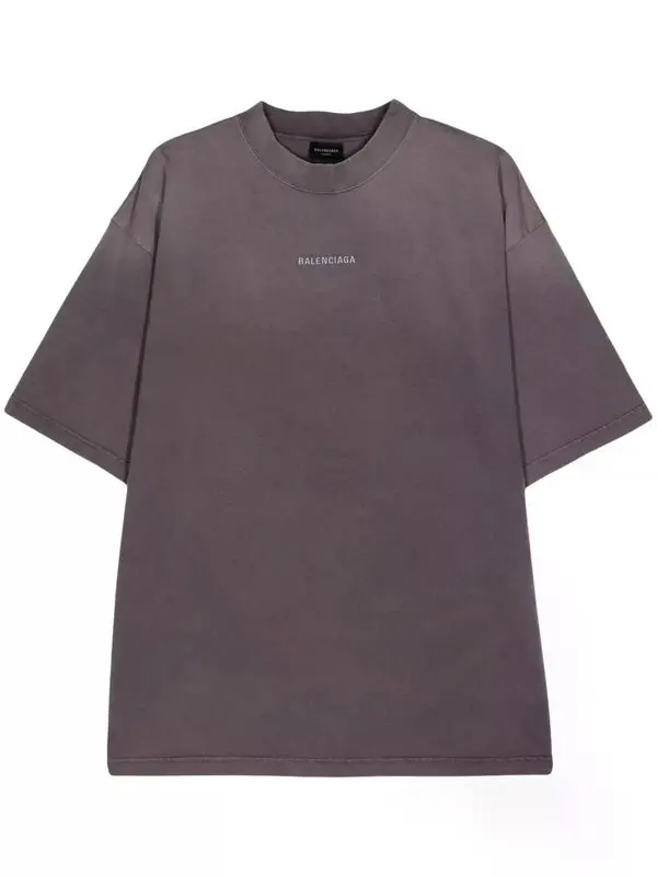Balenciaga Back T-shirt - Grey