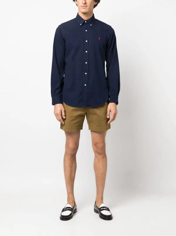 Polo Ralph Lauren Polo Pony Button-up Cotton Shirt - Blue