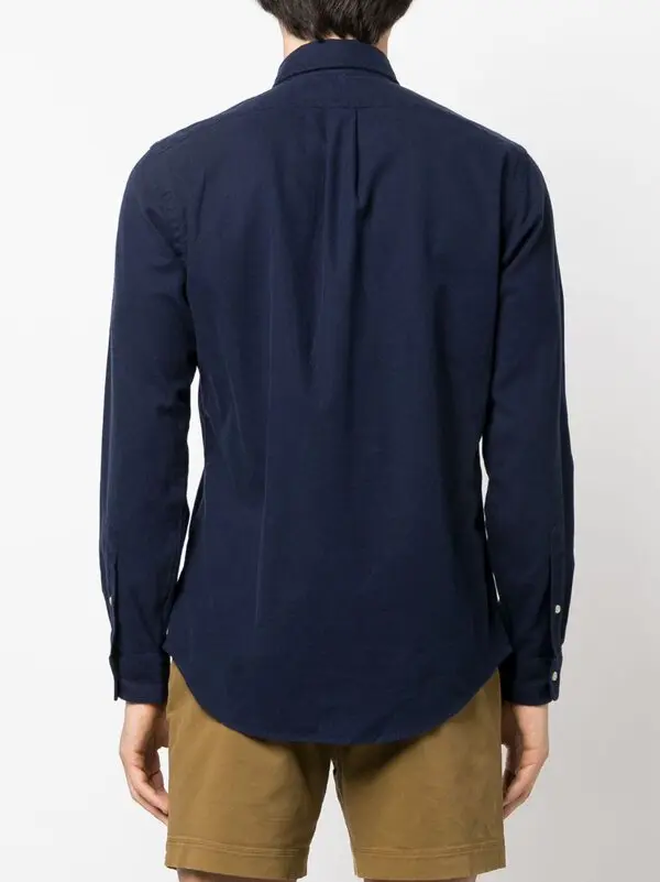 Polo Ralph Lauren Polo Pony Button-up Cotton Shirt - Blue