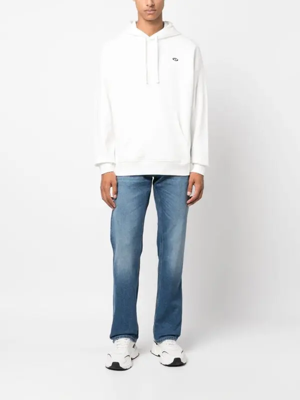 DIESEL® Cotton Hoodie - White