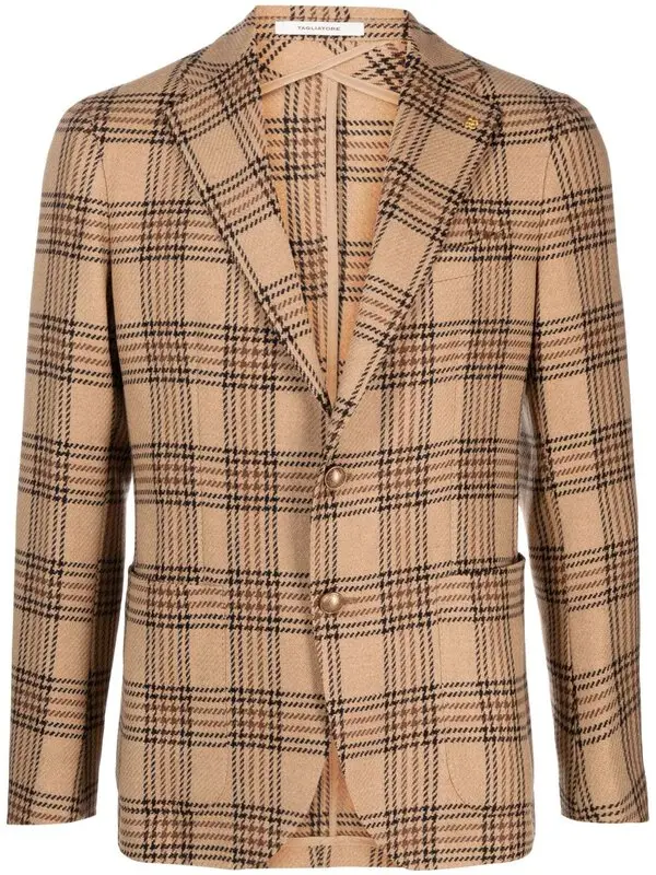 Tagliatore Plaid-pattern Single-breasted Blazer