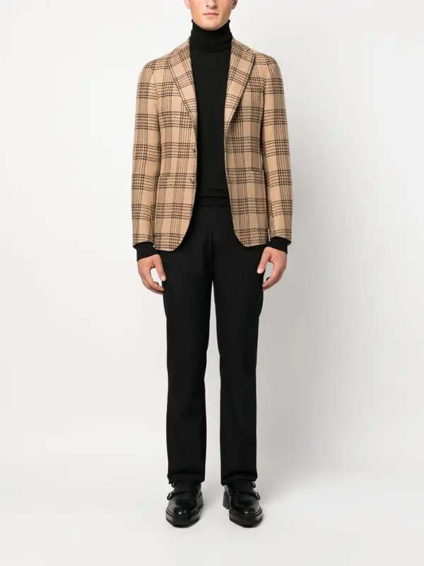 Tagliatore Plaid-pattern Single-breasted Blazer